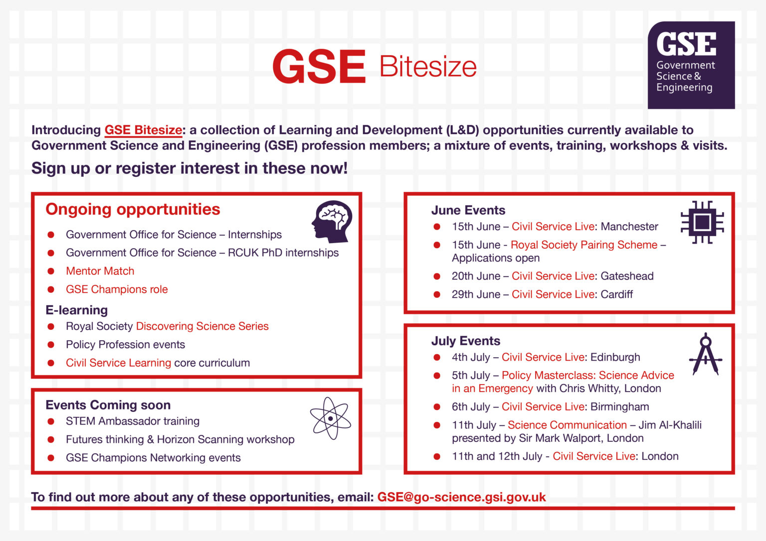 Launching GSE Bitesize – Government Science and Engineering